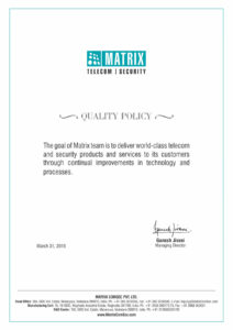 Matrix Policies - Matrix Comsec